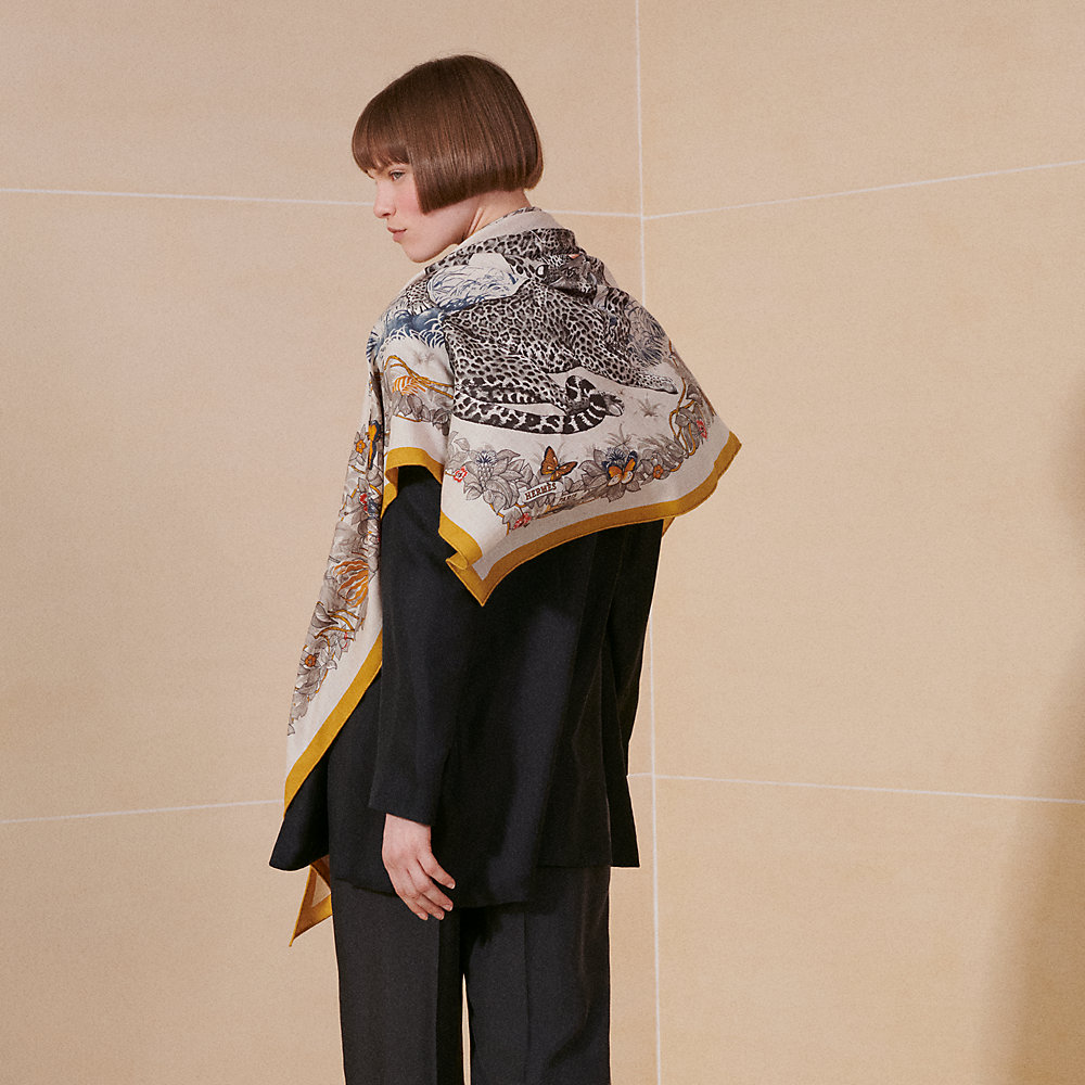 Jungle Love giant triangle - Beige | Hermès Poland