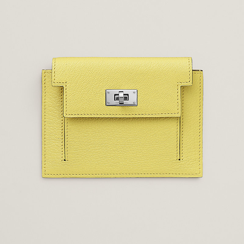 Hermes SLG Kelly Pocket Compact Wallet Card Holder, New In