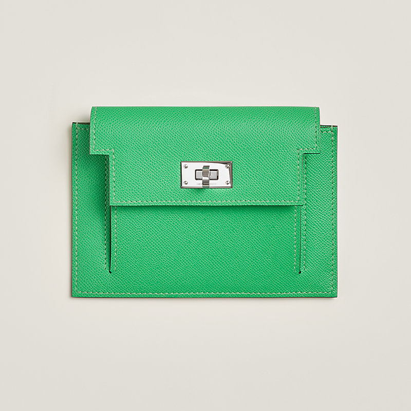 Hermes SLG Kelly Pocket Compact Wallet Card Holder, New In