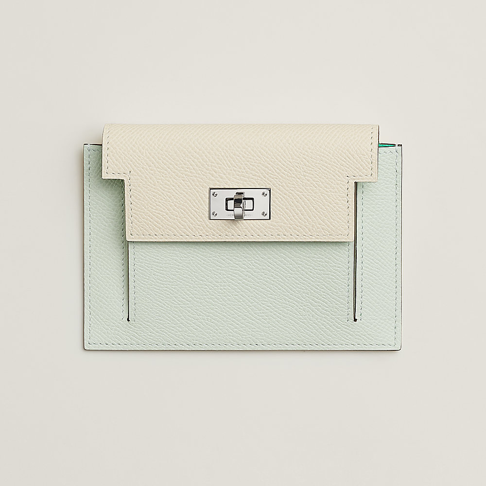 Hermes SLG Kelly Pocket Compact Wallet Card Holder, New In