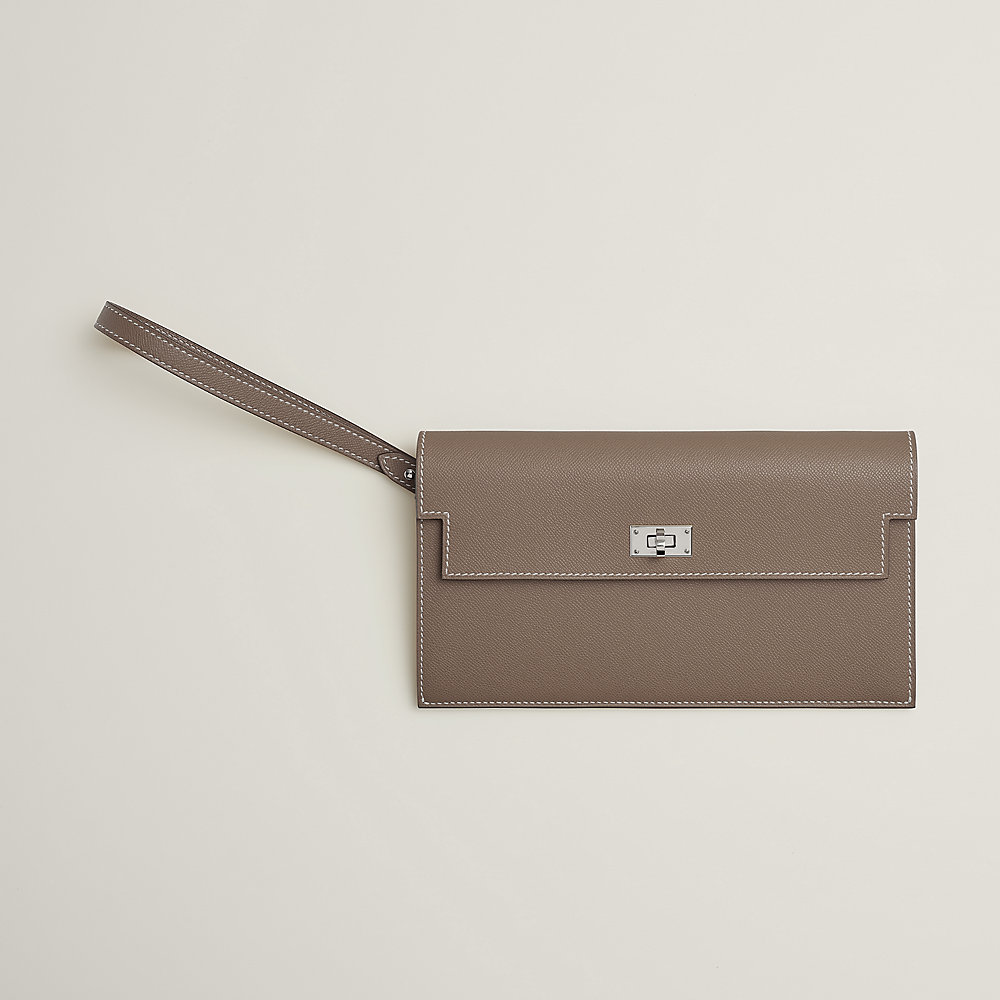 Kelly Pocket Long wallet - Beige | Hermès Australia