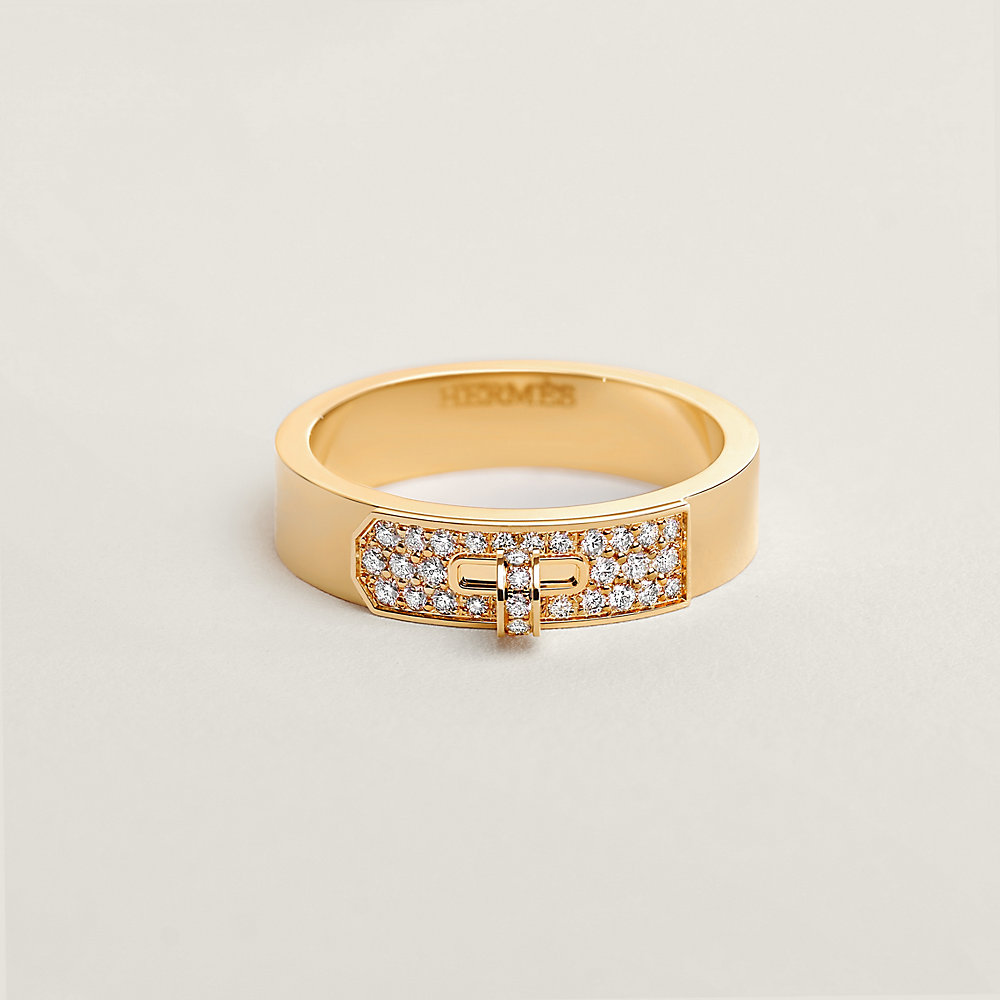 Kelly ring - Yellow gold | Hermès Australia
