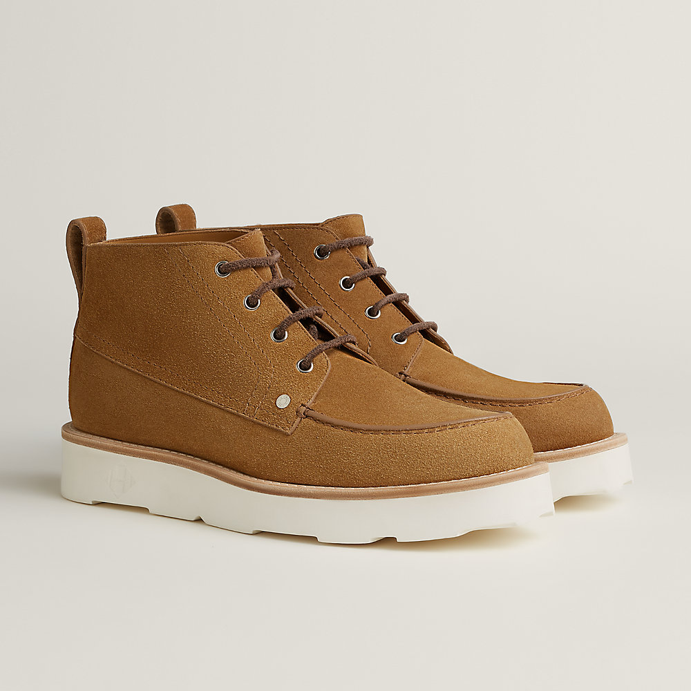 Kristopher ankle boot - Beige | Hermès Ireland