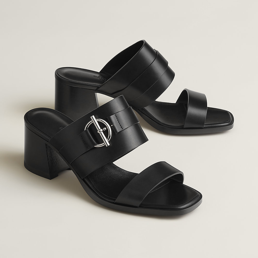 Kute 60 sandal - Black | Hermès Belgium