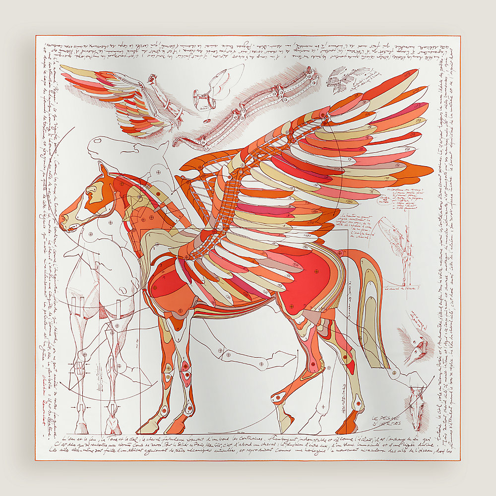 Le Pegase d'Hermès 140方巾 | Hermès 愛馬仕台灣地區官網