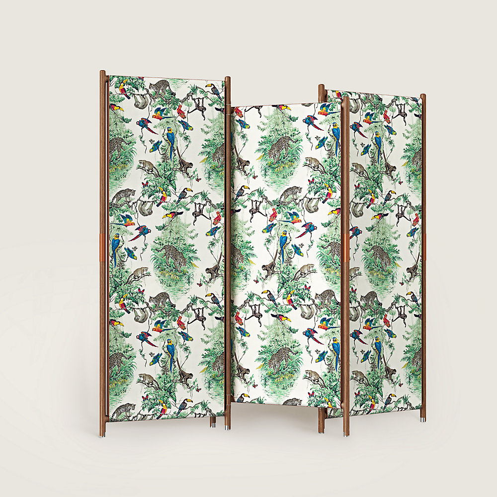 Les Necessaires d'Hermes folding screen | Hermès Sweden