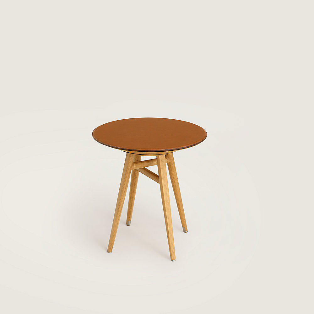 Les Necessaires d'Hermes "table a cachette" stool-table, small model ...