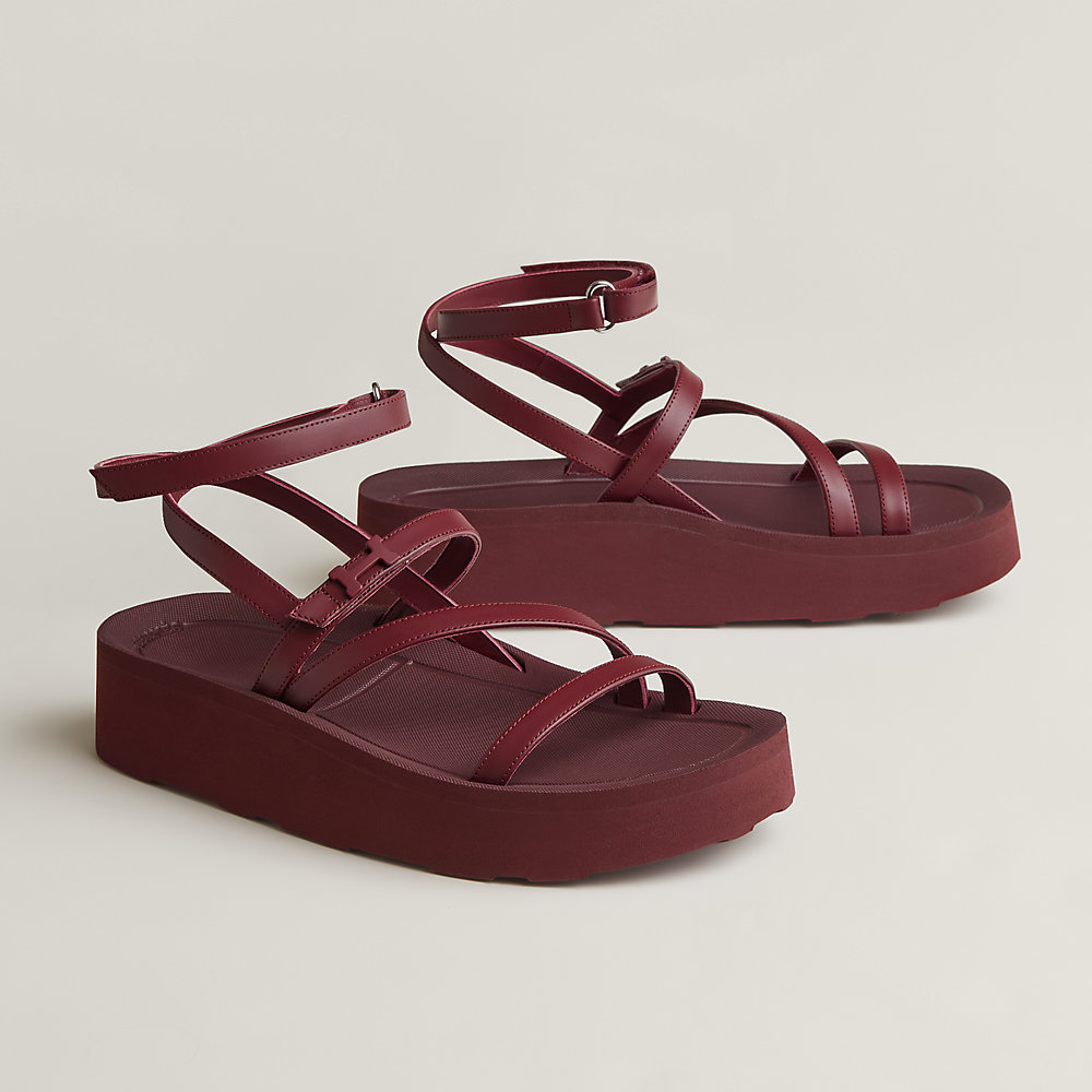 Liberte sandal - Red | Hermès Saudi Arabia