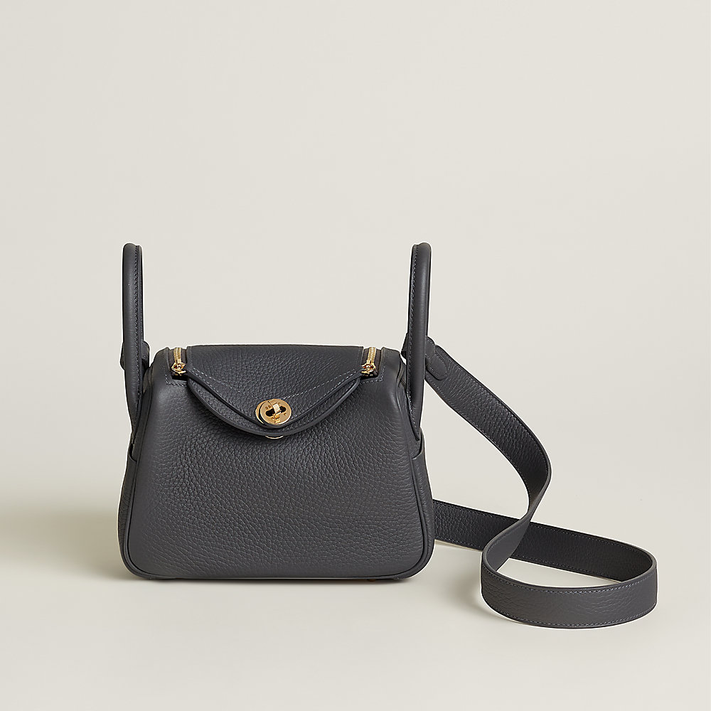 Lindy II mini bag - Grey | Hermès UK