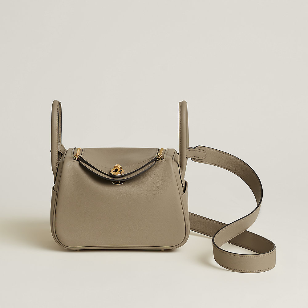 Lindy II mini verso bag - Beige | Hermès UK