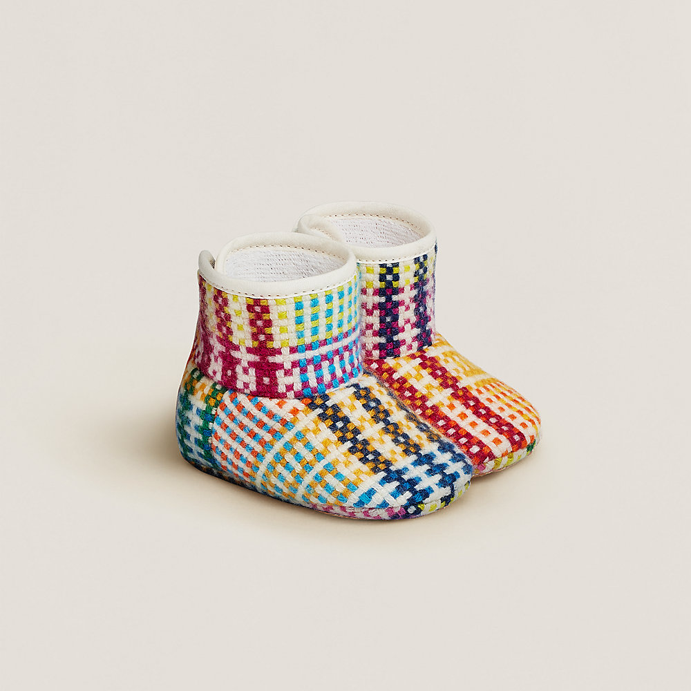 Loomy Mosaique high booties | Hermès Saudi Arabia