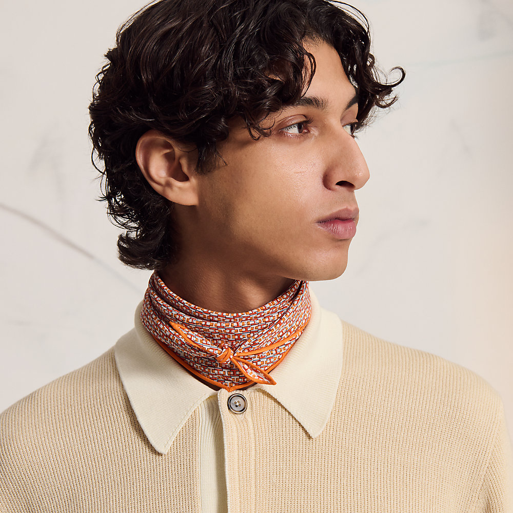 Losange mini Quadri'H - Orange | Hermès France