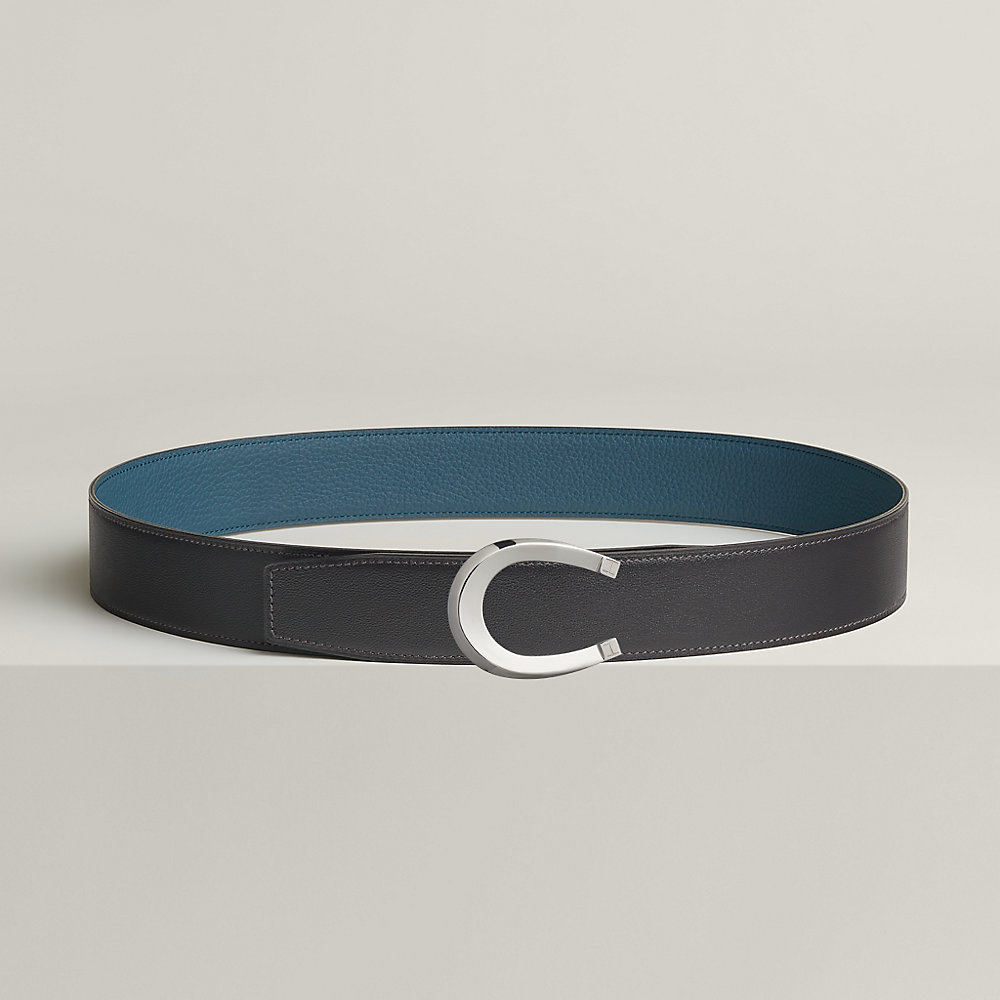 Luck belt buckle & Reversible leather strap 38 mm | Hermès USA