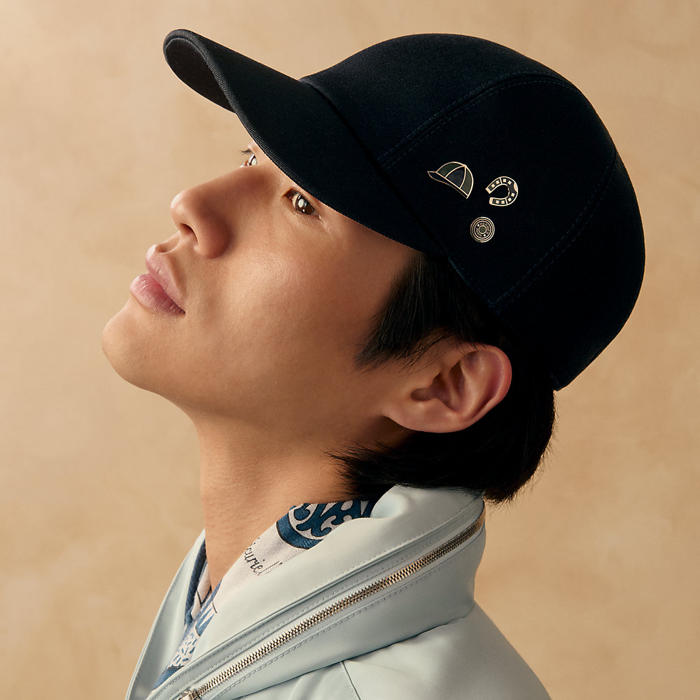 Miles Jump cap - Blue | Hermès USA