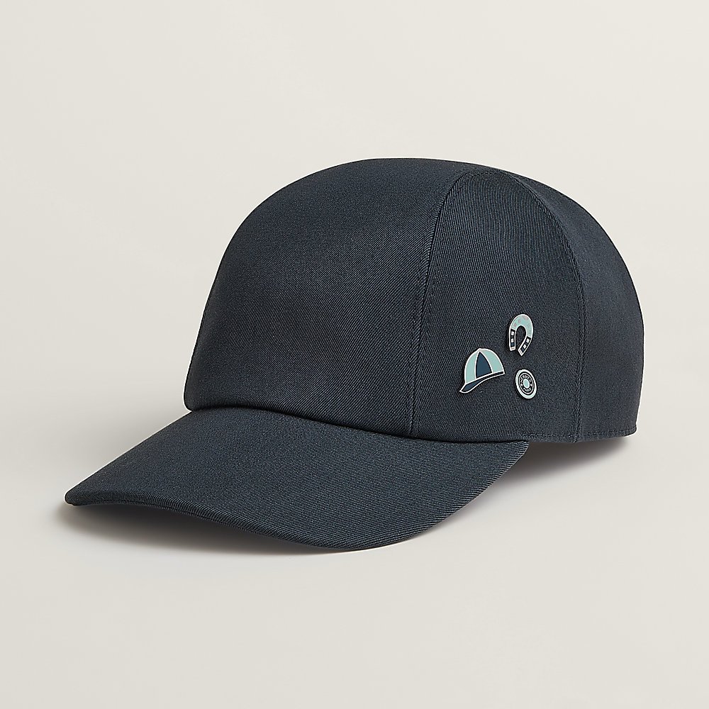 Miles Jump cap - Grey | Hermès Belgium