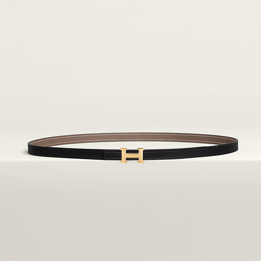 Mini 5382 belt buckle & Reversible leather strap 13 mm | Hermès UK