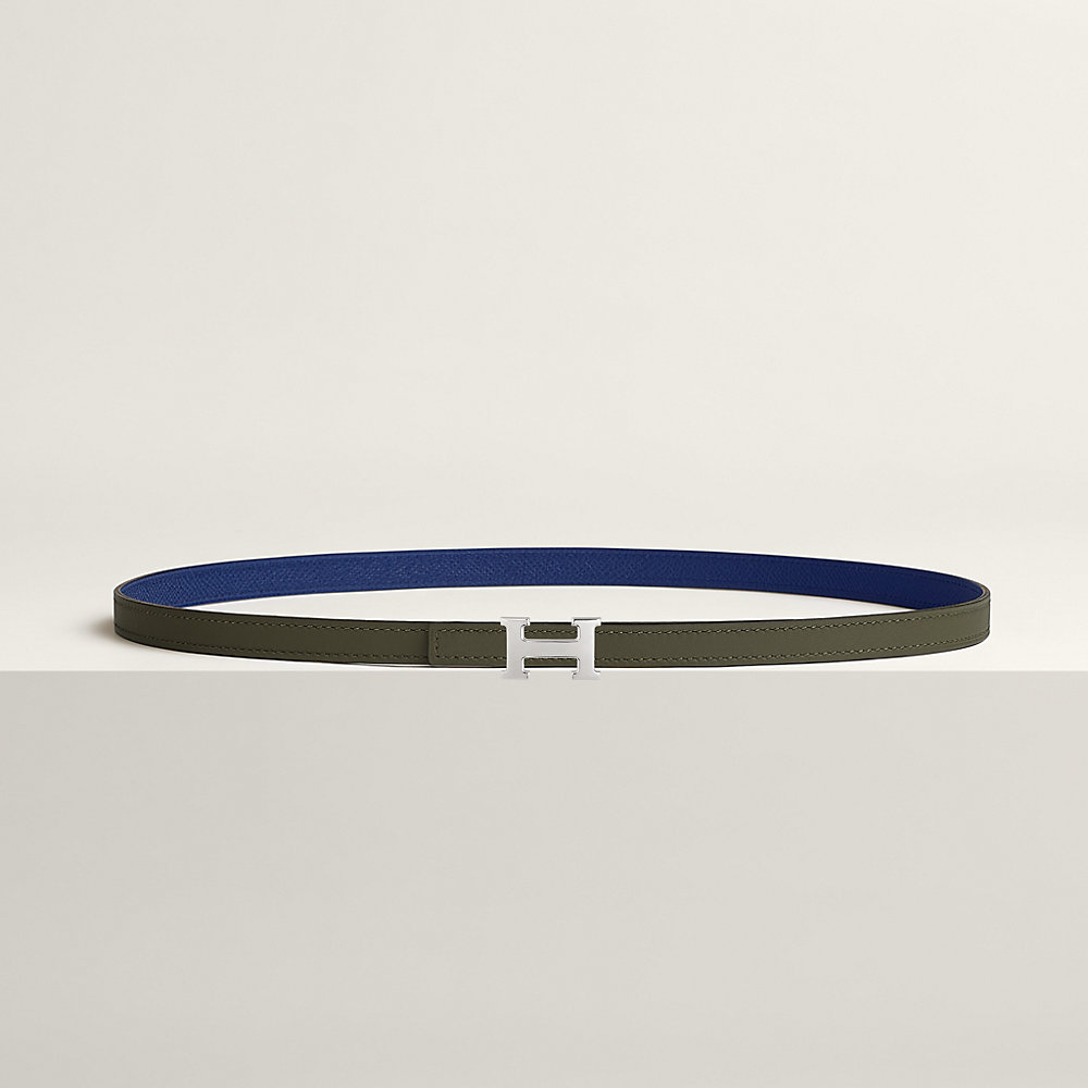 Mini 5382 belt buckle & Reversible leather strap 13 mm | Hermès UK