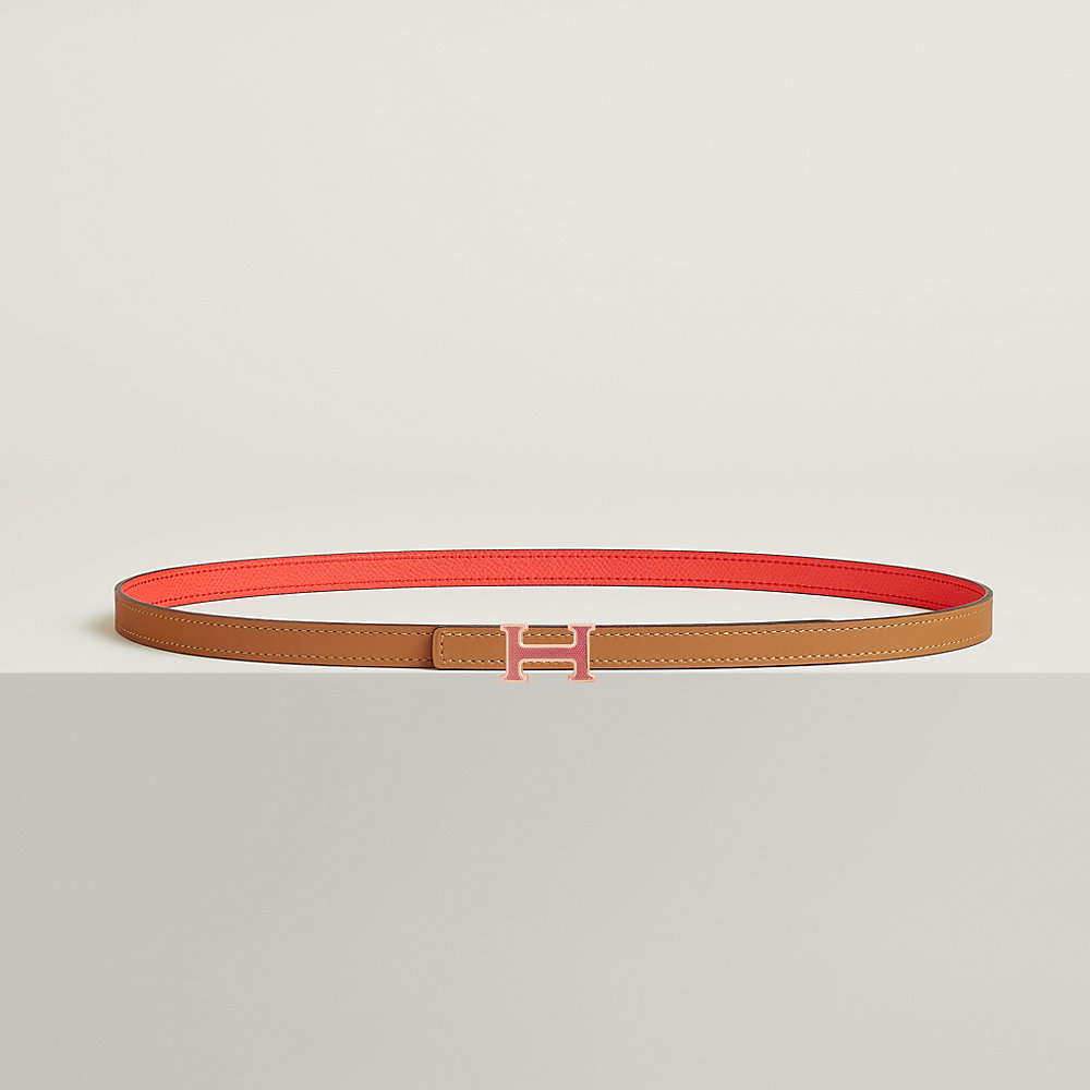 Mini 5382 Splas'H belt buckle & Reversible leather strap 13 mm | Hermès UK