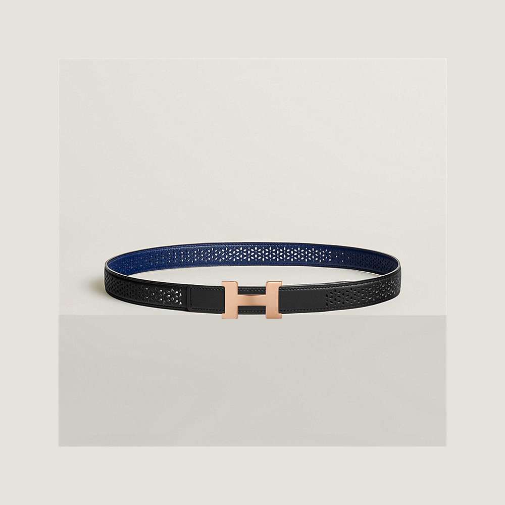 Mini Constance belt buckle & Reversible leather strap 24 mm | Hermès UK