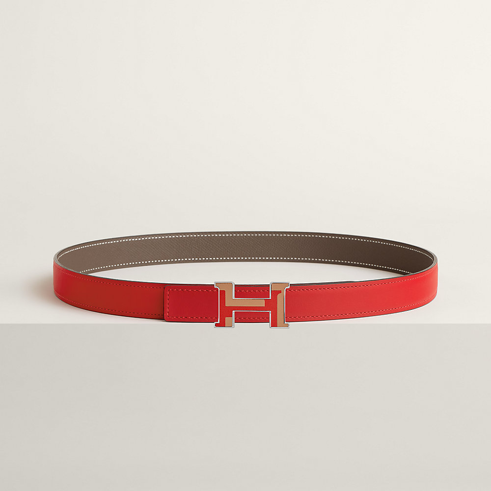 Mini Constance belt buckle & Reversible leather strap 24 mm | Hermès USA