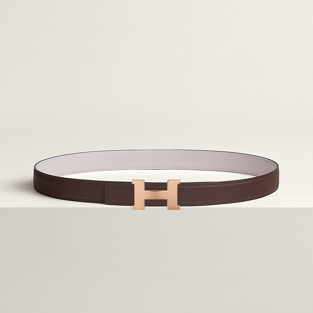 Mini Constance belt buckle & Reversible leather strap 24 mm | Hermès UK