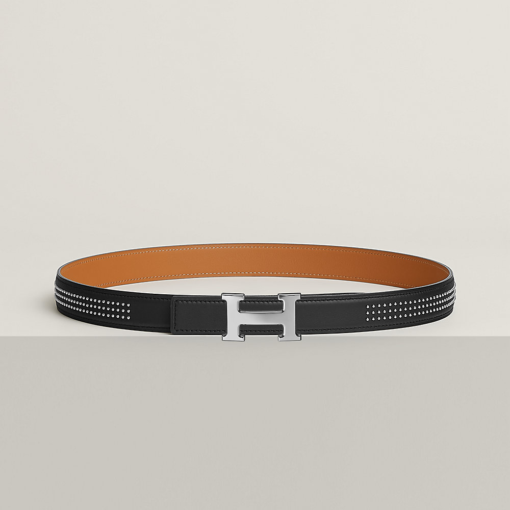 Mini H belt buckle & Leather strap 24 mm | Hermès UK