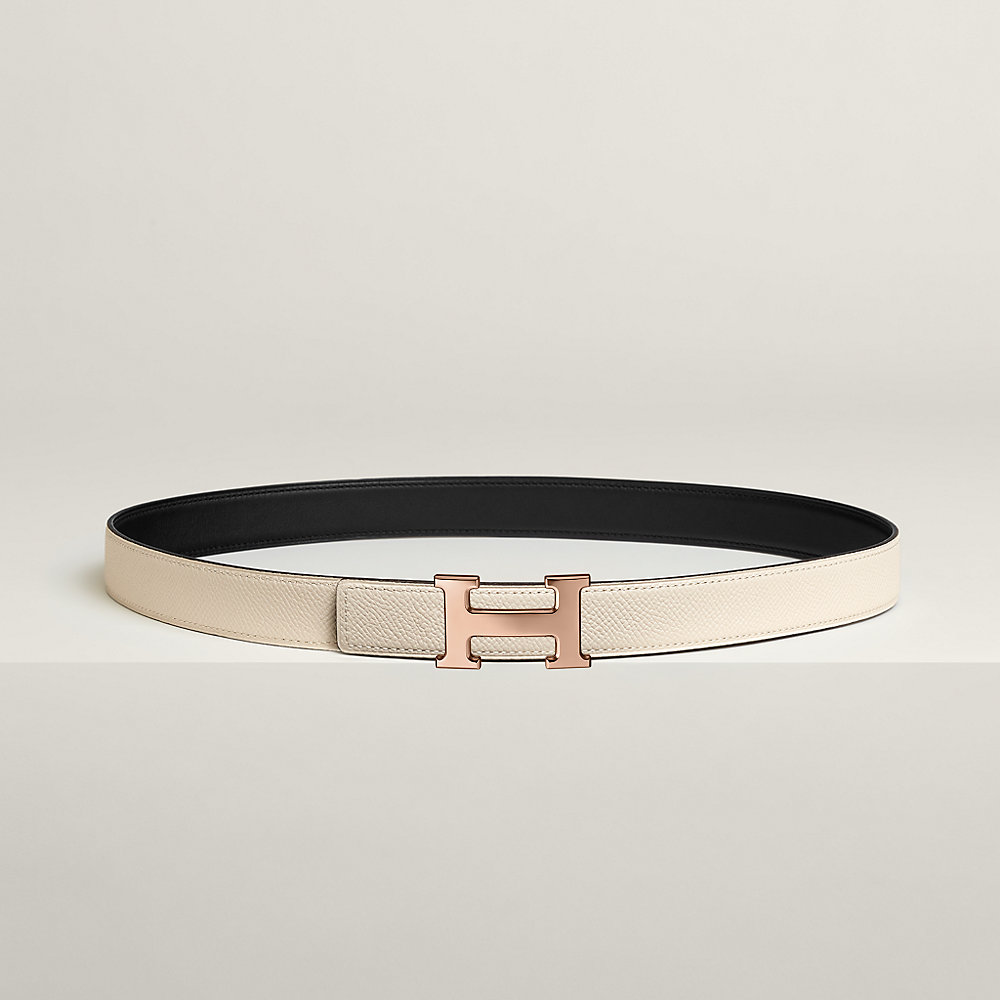 Mini H belt buckle & Reversible leather strap 24 mm | Hermès Canada