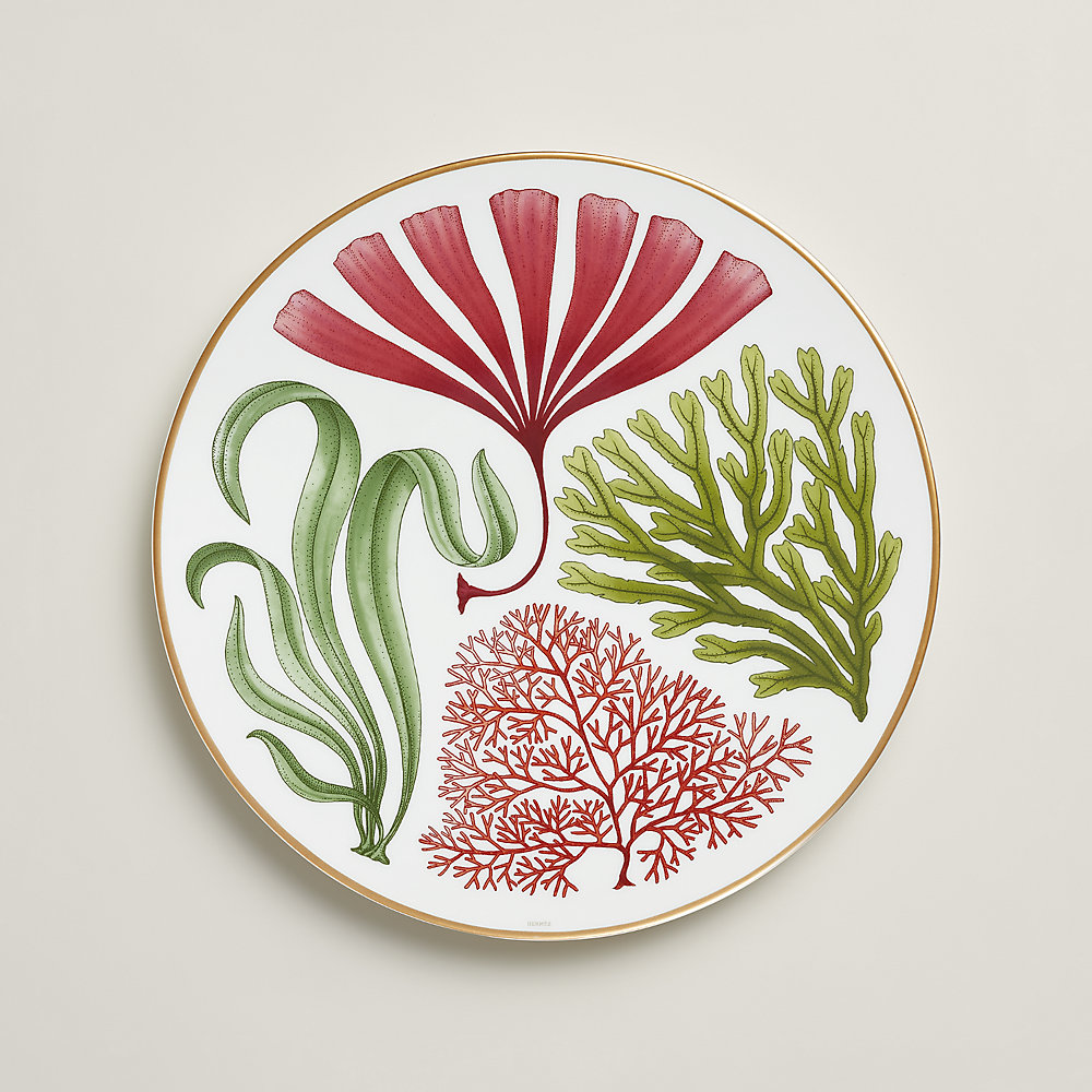 Natures Marines dinner plate n°2 | Hermès Canada