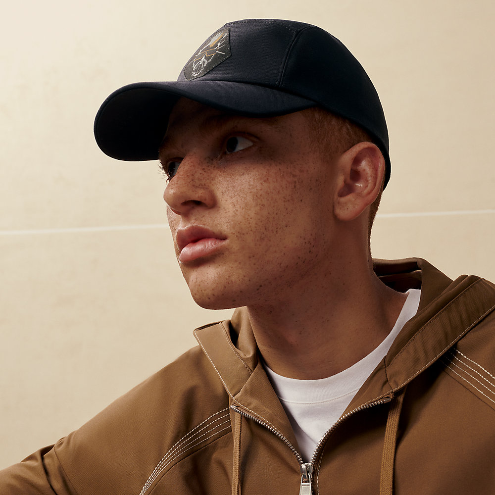 Nevada Punk H cap - Black | Hermès Australia