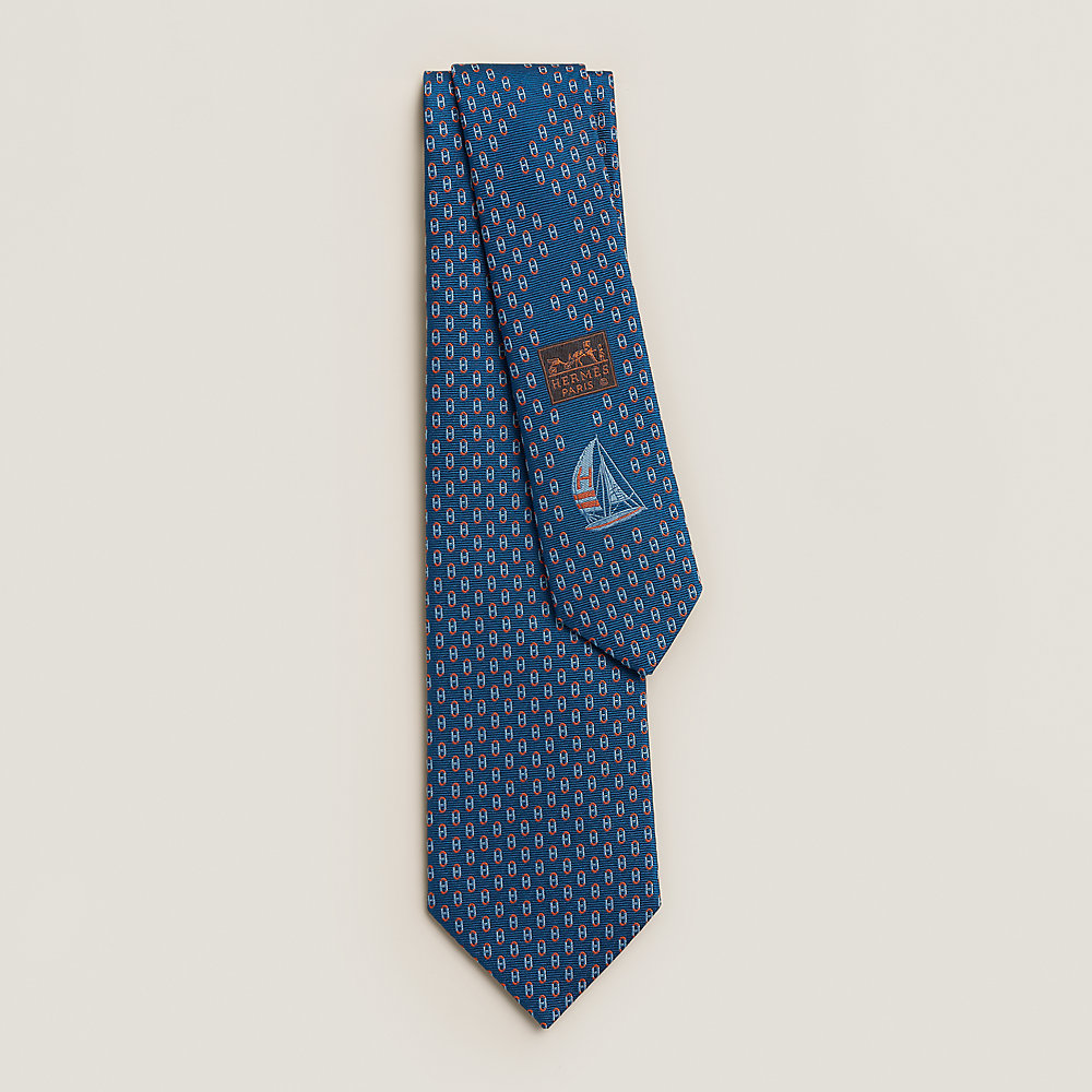 Ocean H tie - Blue | Hermès Australia