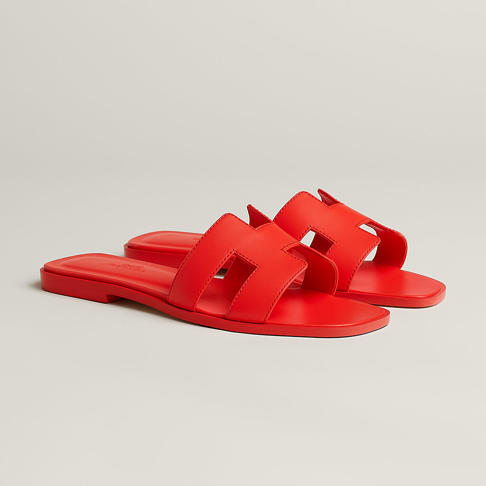 Oran sandal - Red | Hermès Denmark