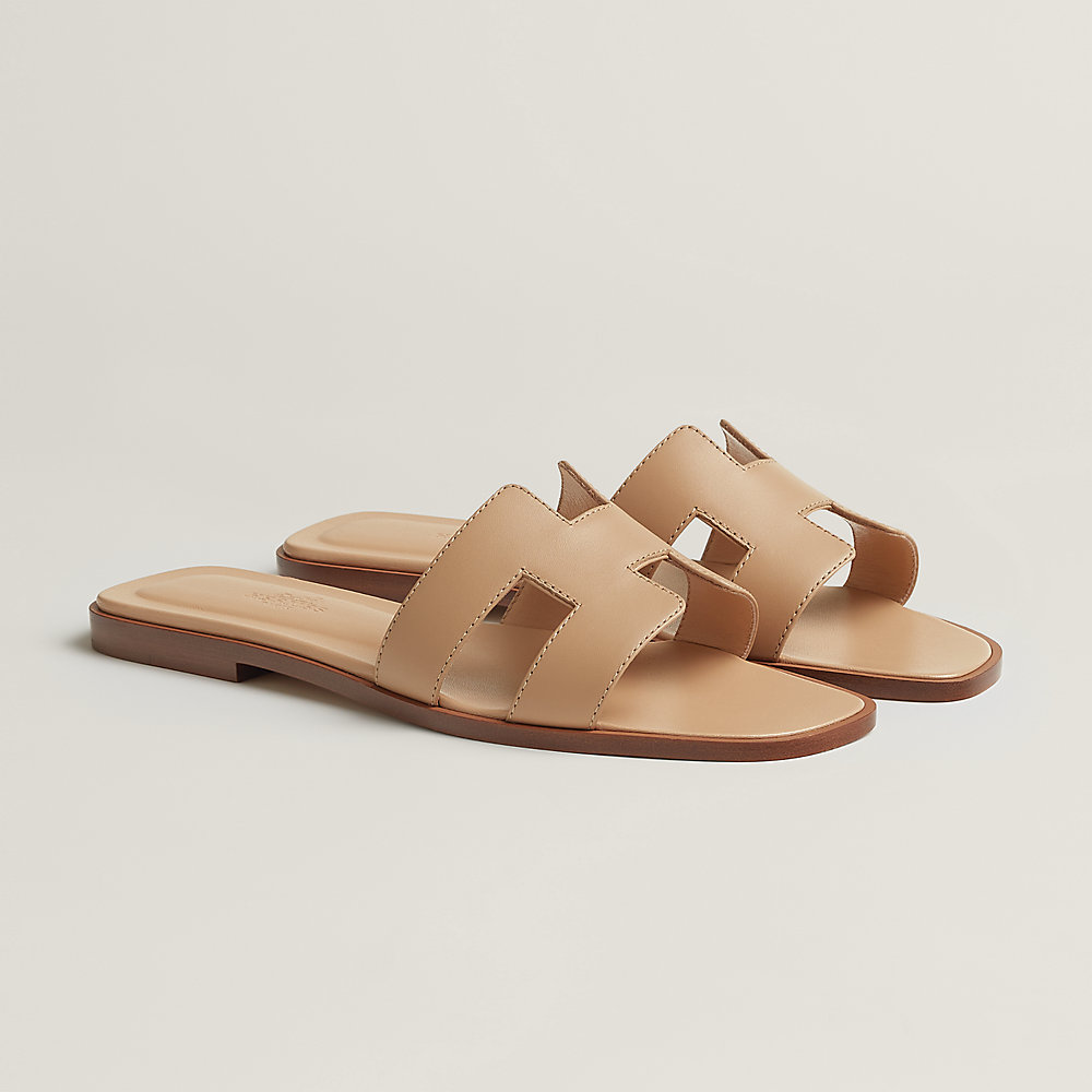 Oran sandal - Beige | Hermès Singapore