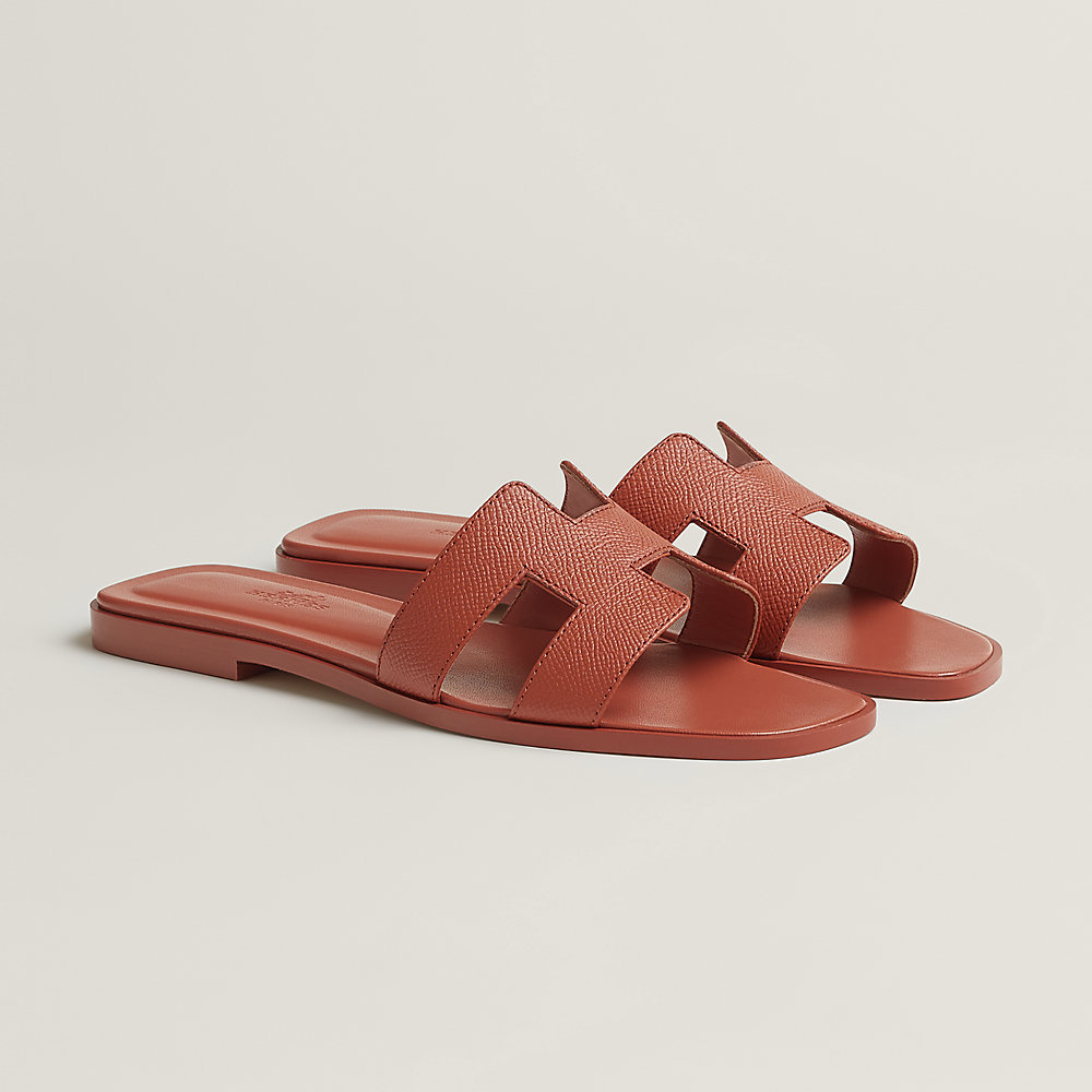 Oran sandal - Orange | Hermès Saudi Arabia