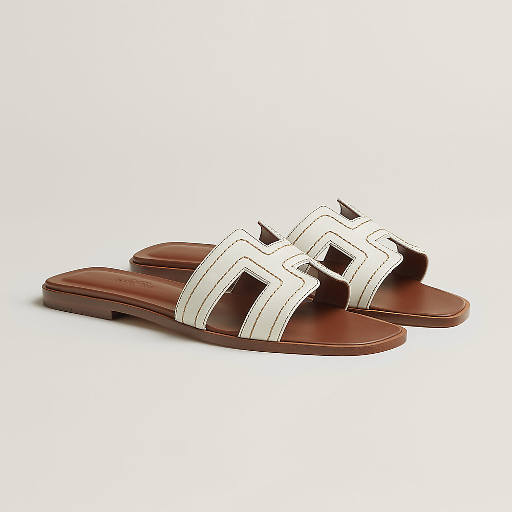 Oran sandal - White | Hermès Canada