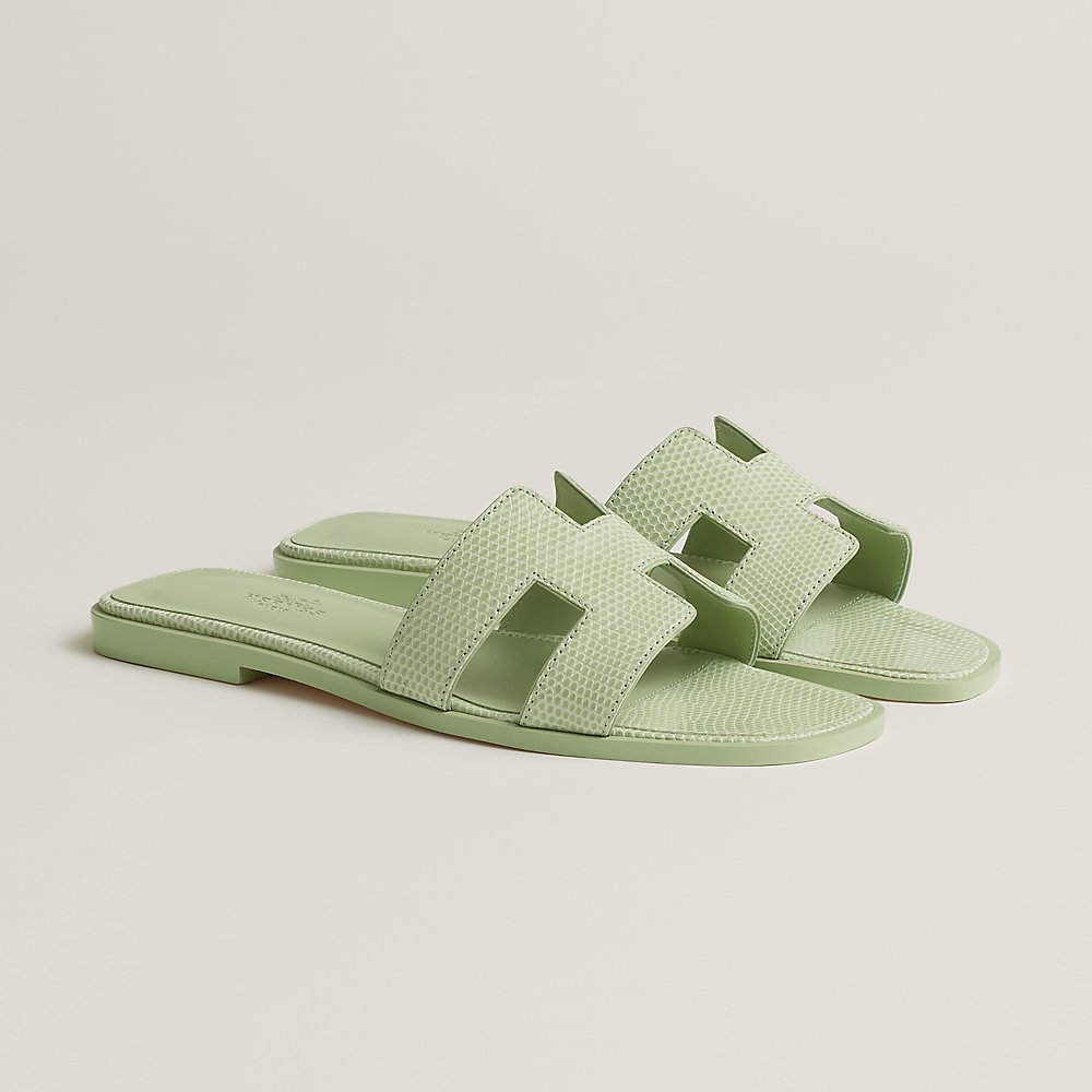Oran sandal - Green | Hermès USA