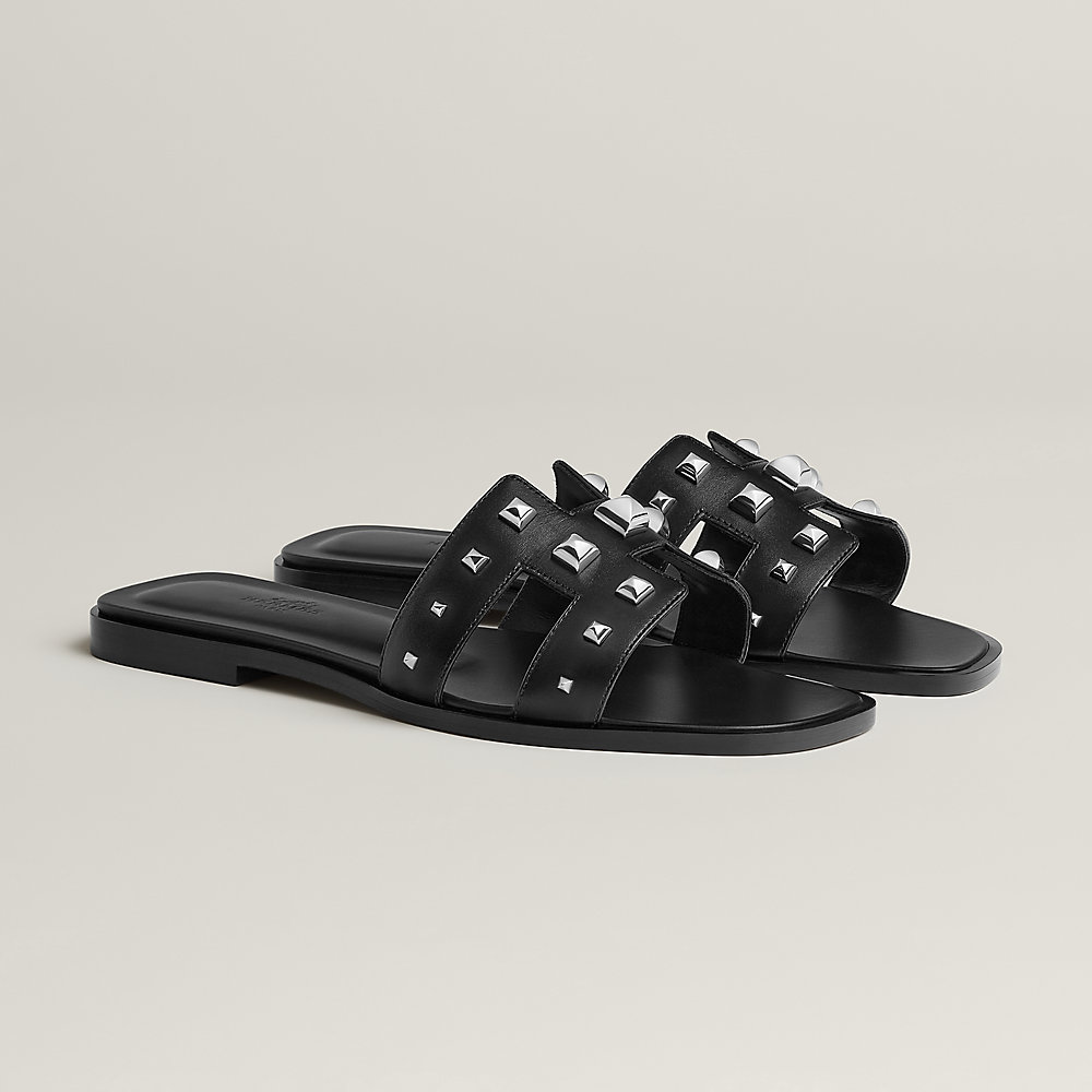 Oran sandal - Black | Hermès Ireland