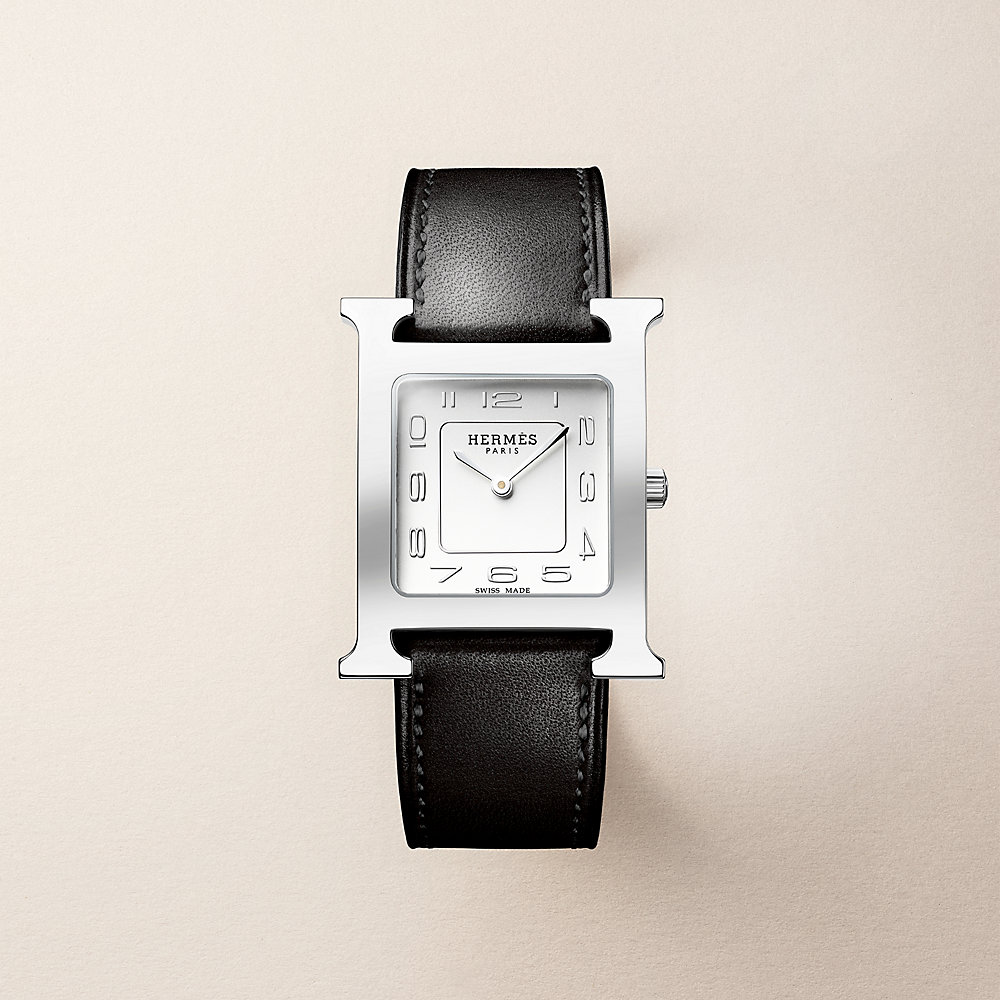 Orologio Heure H, Modello medio, 30 mm - Grigio | Hermès Italia