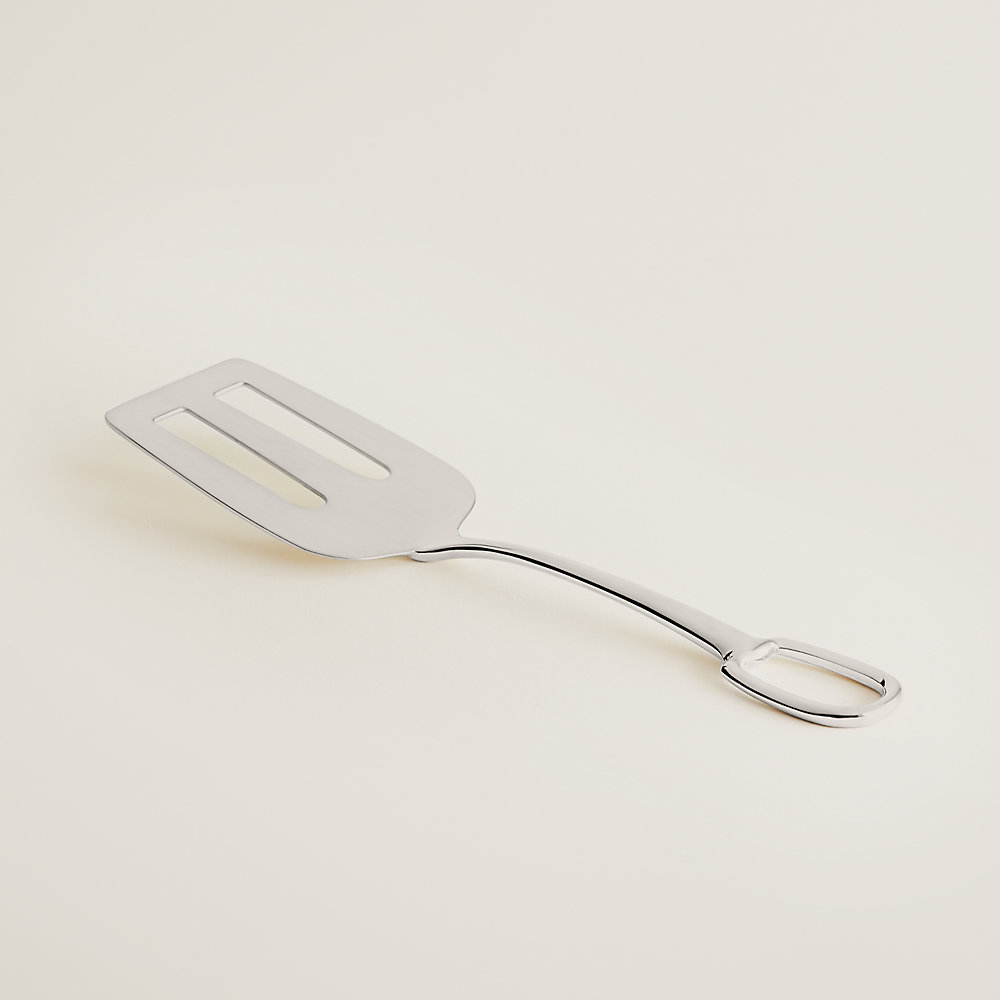 Pala de servicio Attelage metal plateado | Hermès España