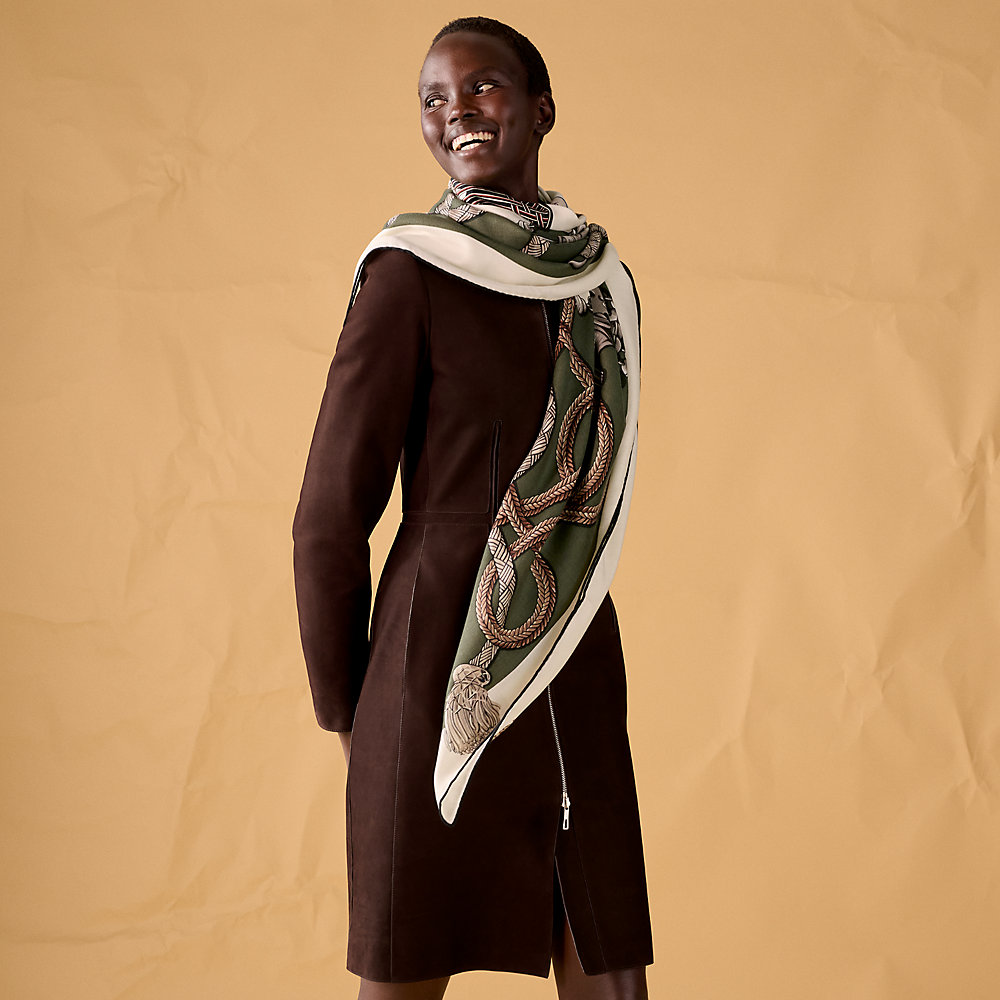 Palefroi shawl 140 | Hermès UK