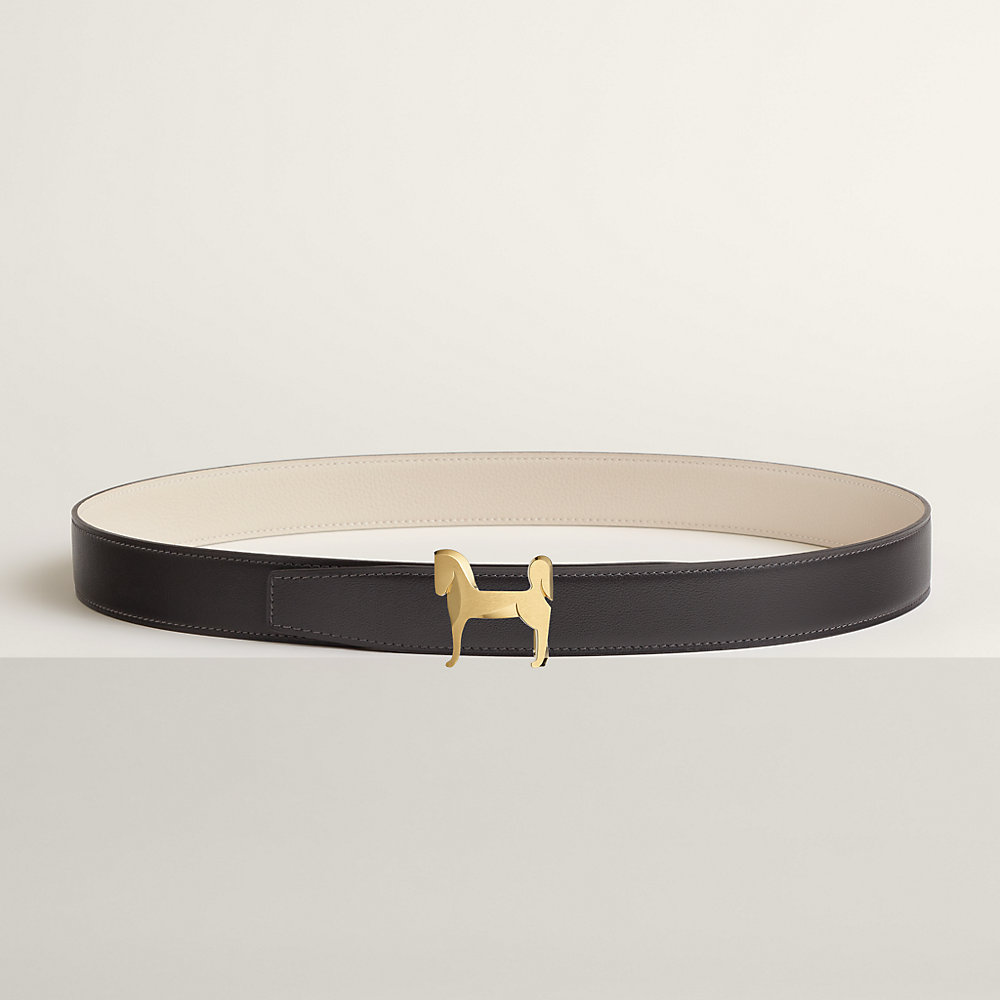 Panache belt buckle & Reversible leather strap 32 mm | Hermès Hong Kong SAR