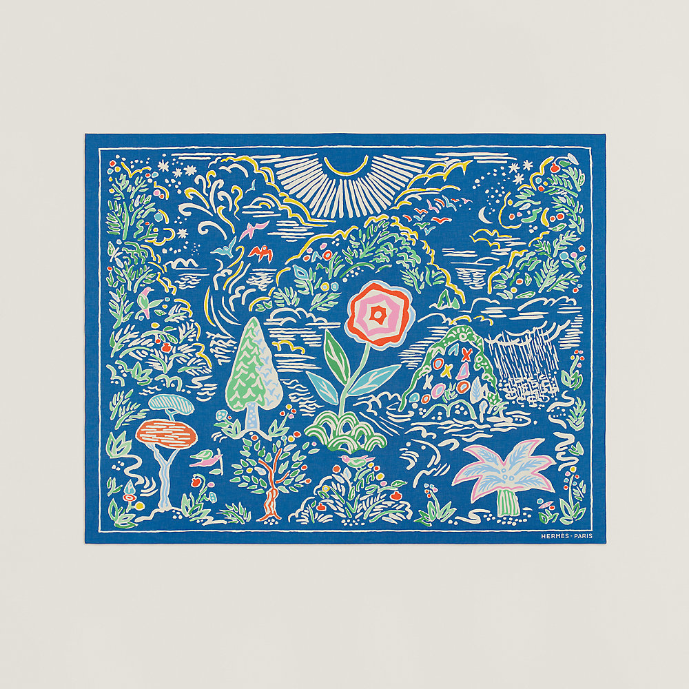 Pareo Isola di Primavera - Azul | Hermès España