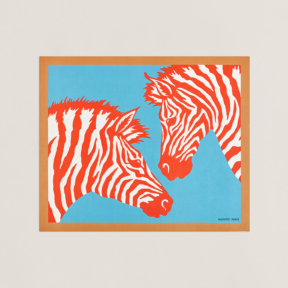 Paréo Zebra Twins | Hermès Belgique