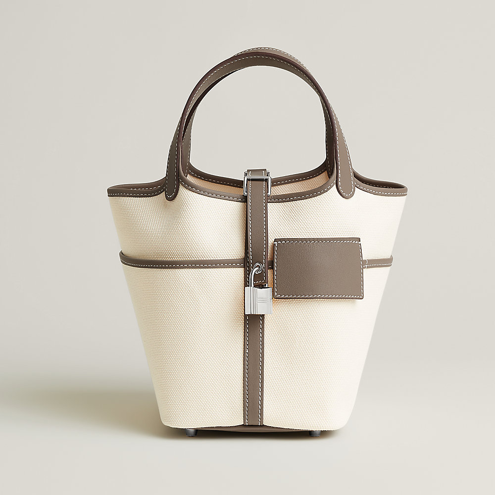 Picotin Lock 18 pocket bag - Beige | Hermès UK