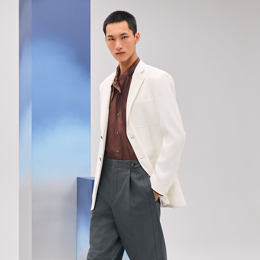 "Pique plie" Stadium Relax jacket | Hermès Sweden