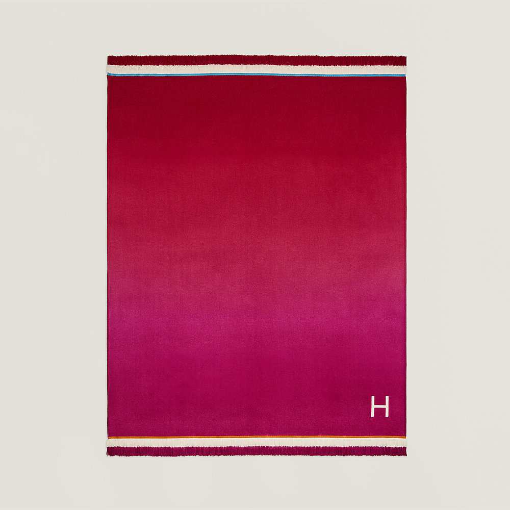 Plaid Altitude - Rouge | Hermès France
