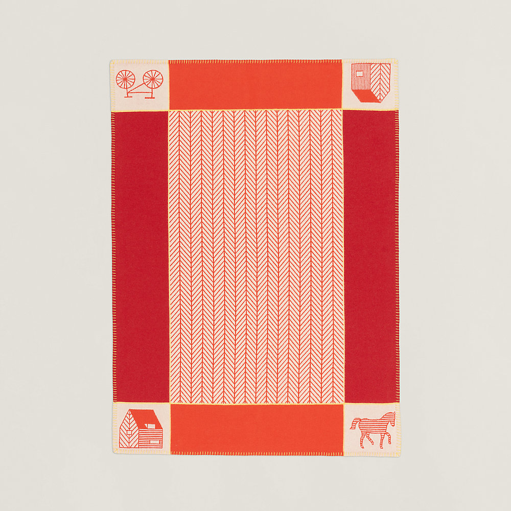 Plaid Avalon Les Cabanes | Hermès Canada