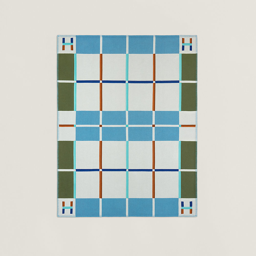 Plaid Avalon Rayon - Verde | Hermès Italia