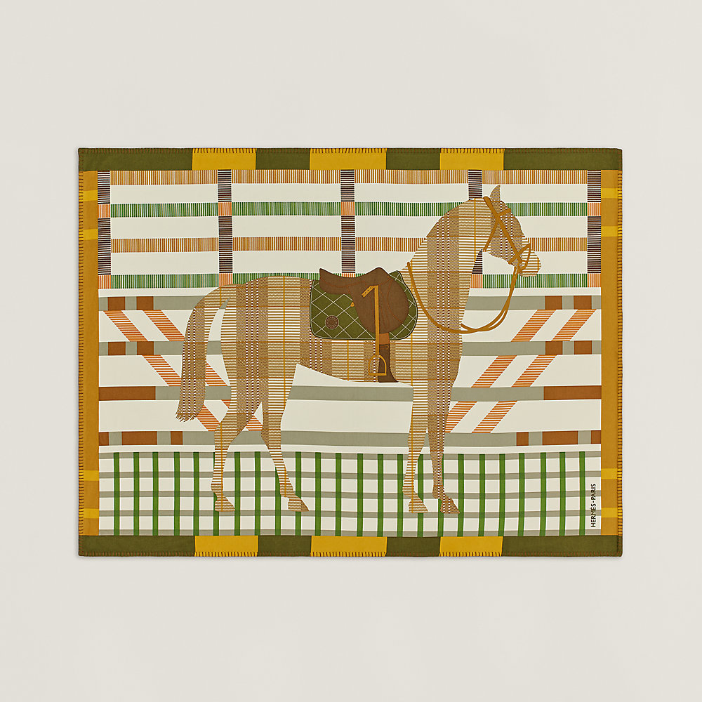 Plaid Cheval au Box | Hermès France