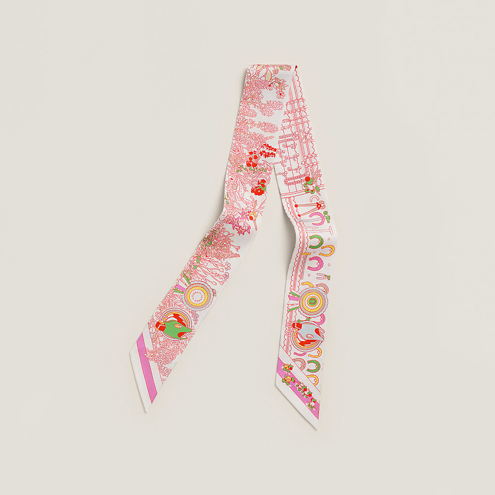 Pony Pit Stop Twilly - Beige | Hermès UK