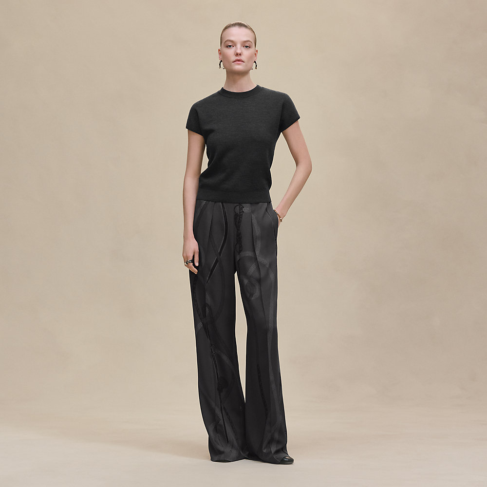 Pull maniche corte - Grigio | Hermès Italia